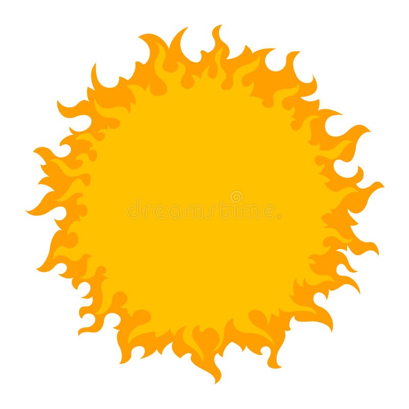 Round fire frames stock vector. Illustration of inferno - 171292636