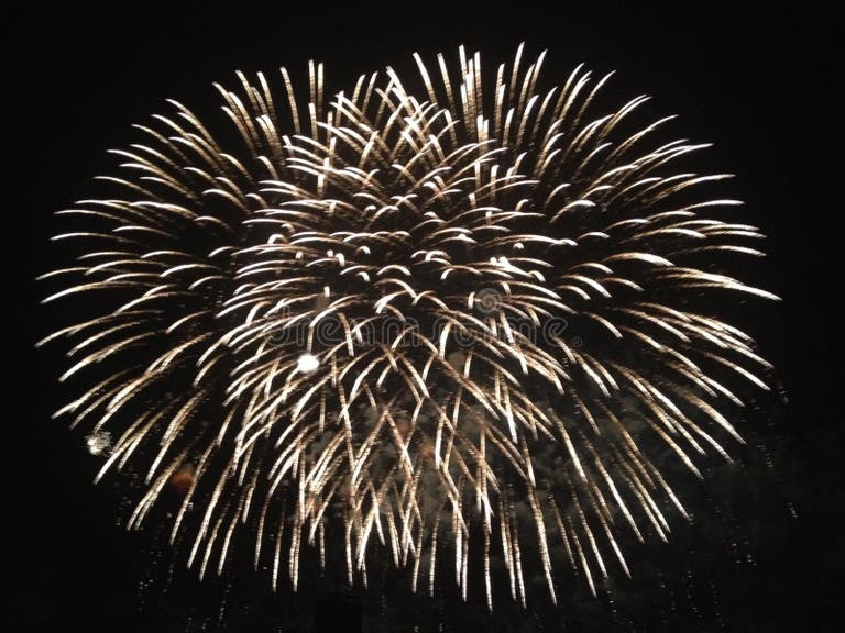 Round firework stock photo. Image of dark, light, sound - 42664250