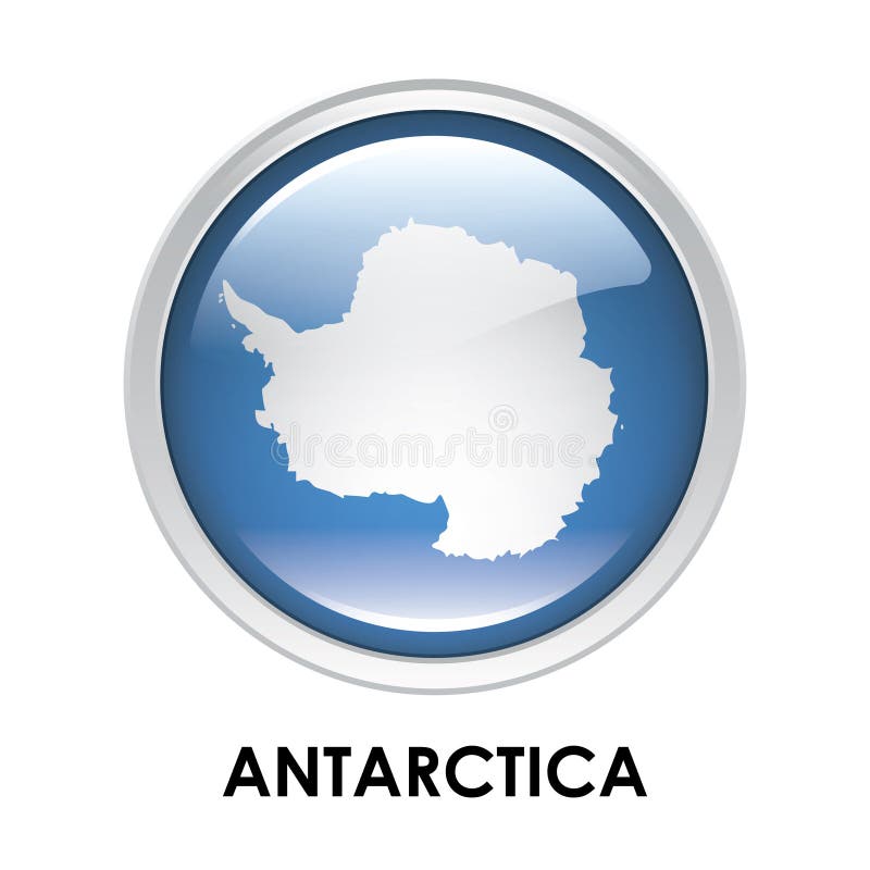 Round flag of Antarctica stock illustration. Illustration of graphic ...