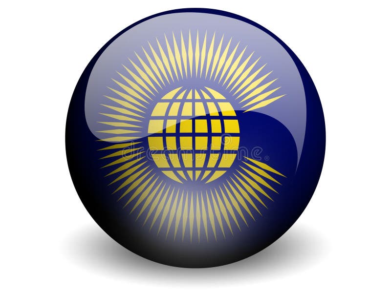 Round Flag of CommonWealth stock illustration. Illustration of blue ...