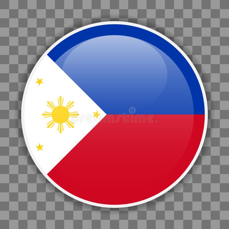 Round Flag of the Philippines Stock Vector - Illustration of vector ...