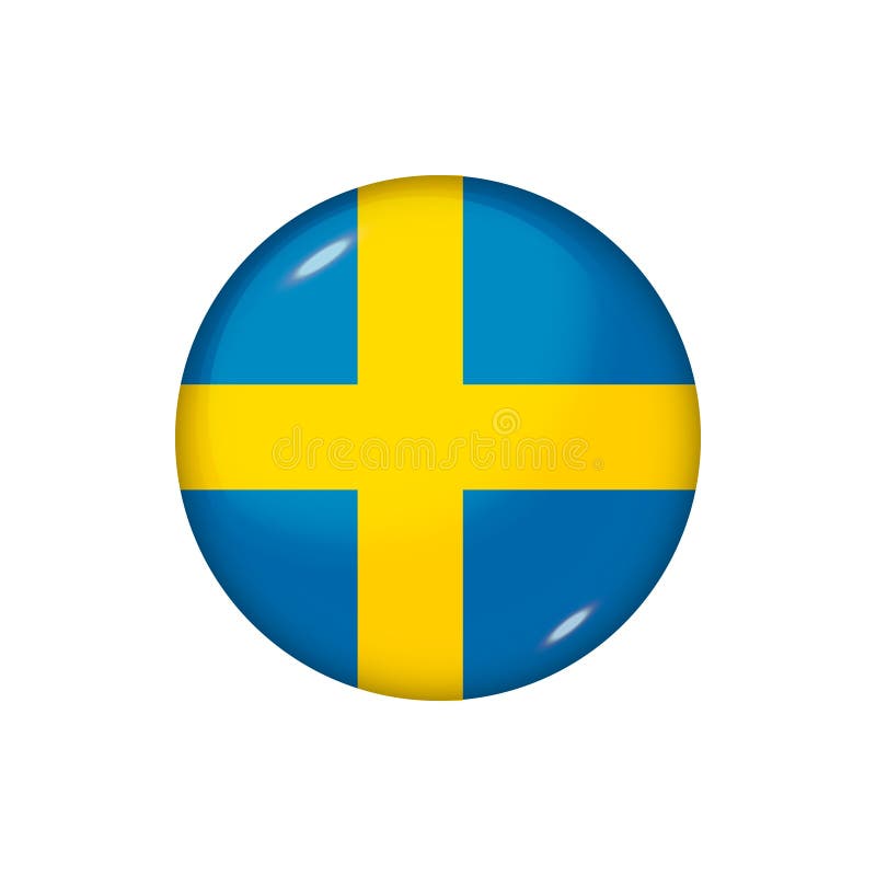 Glossy Flag Sweden Stock Illustrations – 610 Glossy Flag Sweden Stock ...