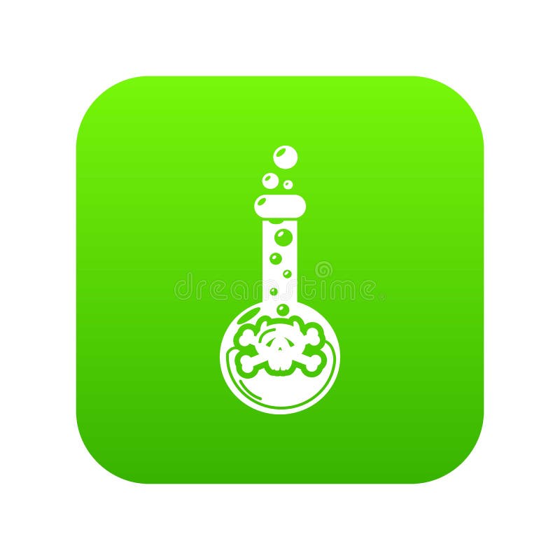 Round Flask Icon, Simple Style Stock Vector - Illustration of equipment ...