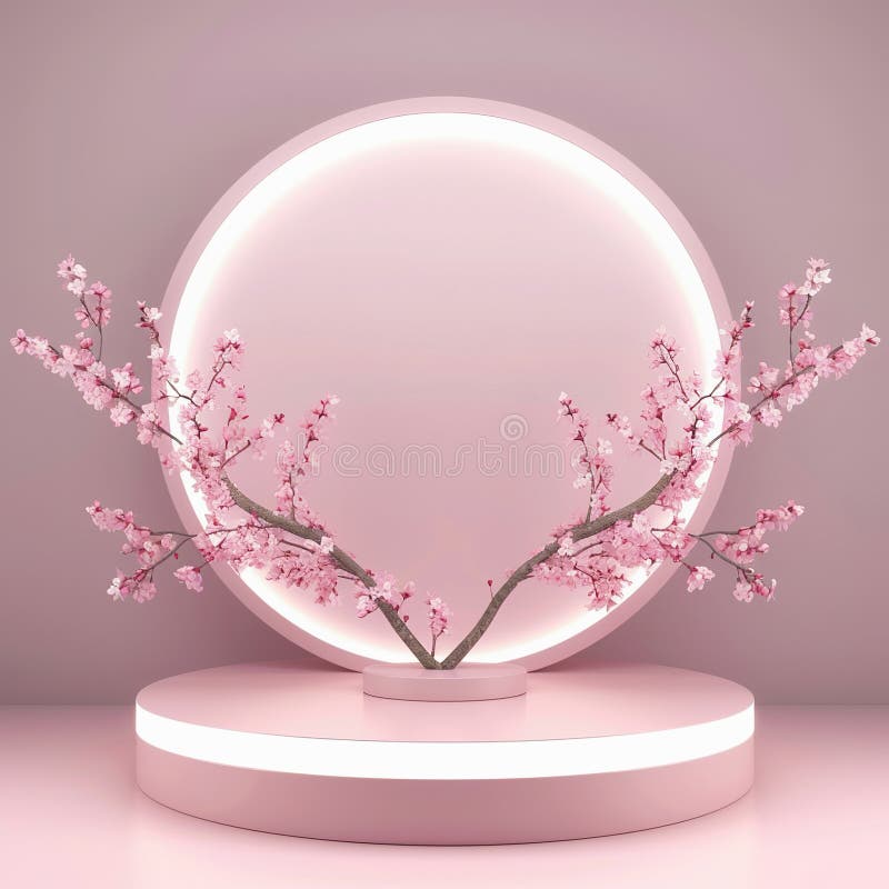 Pink Product Display Podium Minimalist Studio Setting Soft Lighting Stock Photos - Free ...