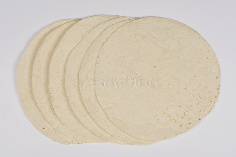 Round flat tortillas stock image. Image of uniform, healthy - 370574381