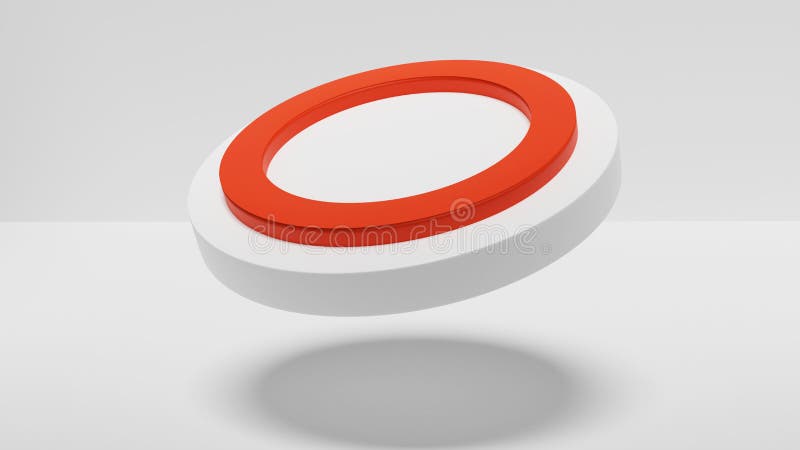 Round Floating Pedestal for Display. Platform for Design Stock ...