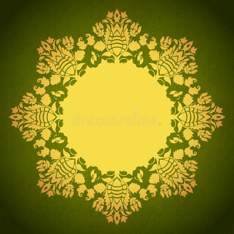 Set of Round Floral Patterns Stock Vector - Illustration of flower ...