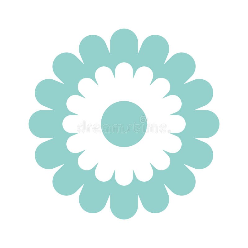 Round Flower Figure stock vector. Illustration of symbol - 275432234