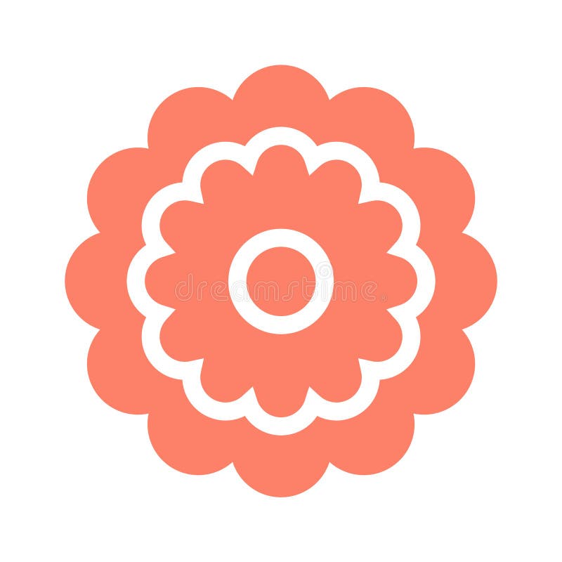 Round Flower Figure stock vector. Illustration of background - 275434522