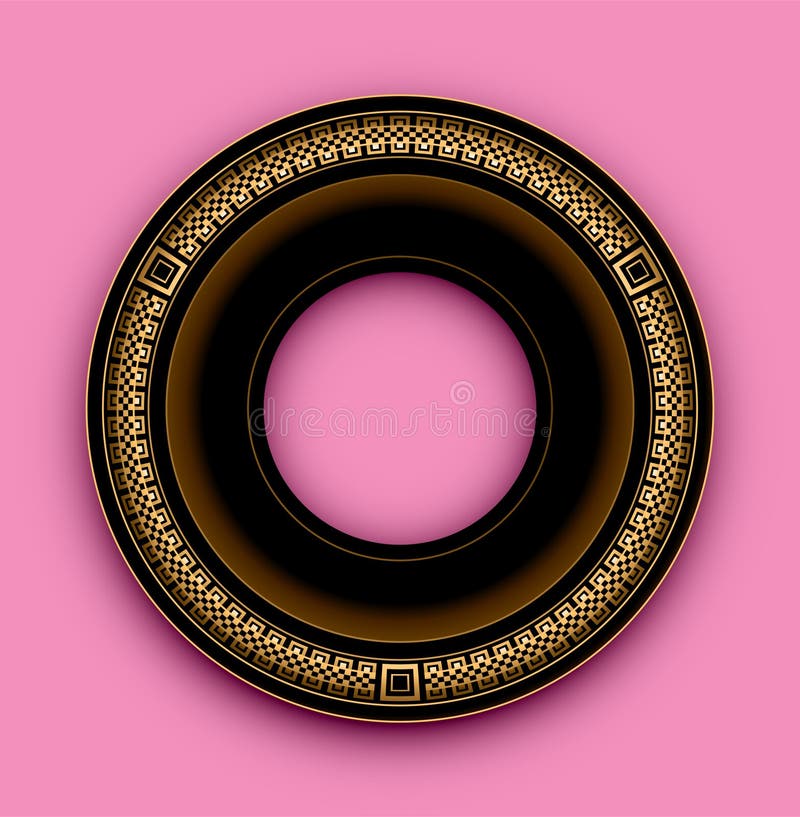 Chrome frame border stock illustration. Illustration of object - 1590493