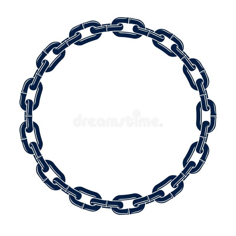 Steel Chain Circle Stock Illustrations – 3,420 Steel Chain Circle Stock ...