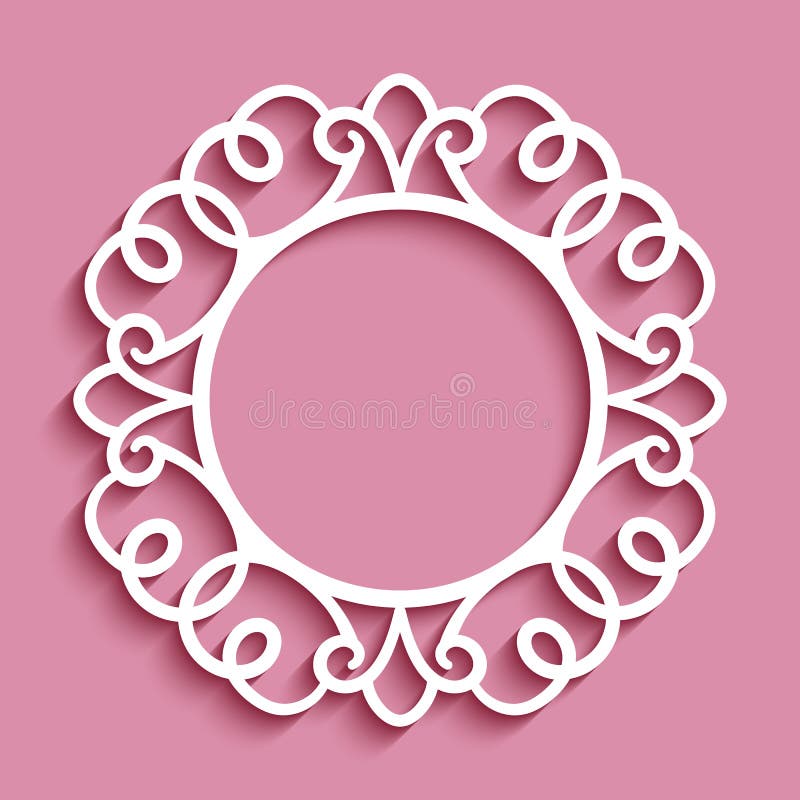 Swirl Border Paper stock illustration. Illustration of curve - 9642456