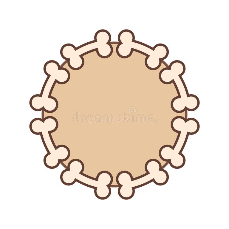 Round Bone Frame Stock Illustrations – 242 Round Bone Frame Stock ...