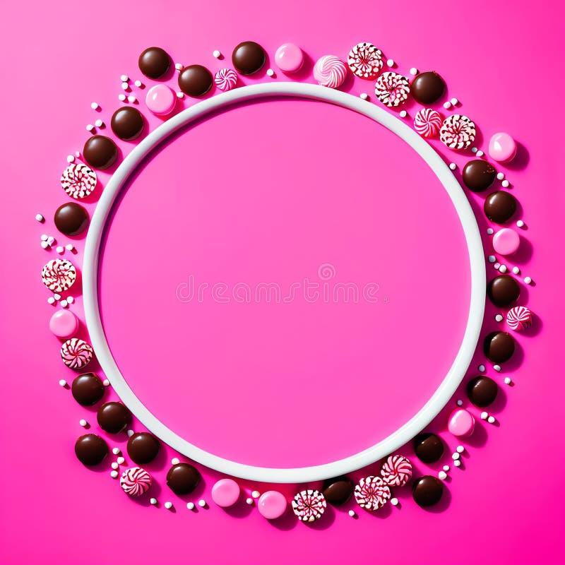Round Candy Frame Stock Illustrations – 4,106 Round Candy Frame Stock ...