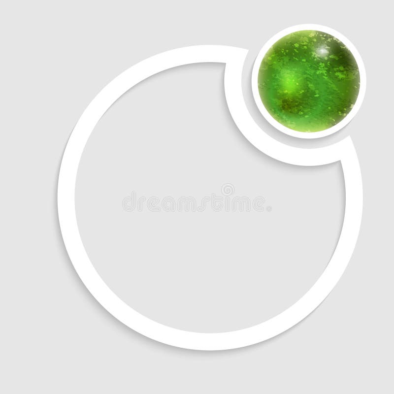 Round frame for text stock vector. Illustration of communication - 33985442