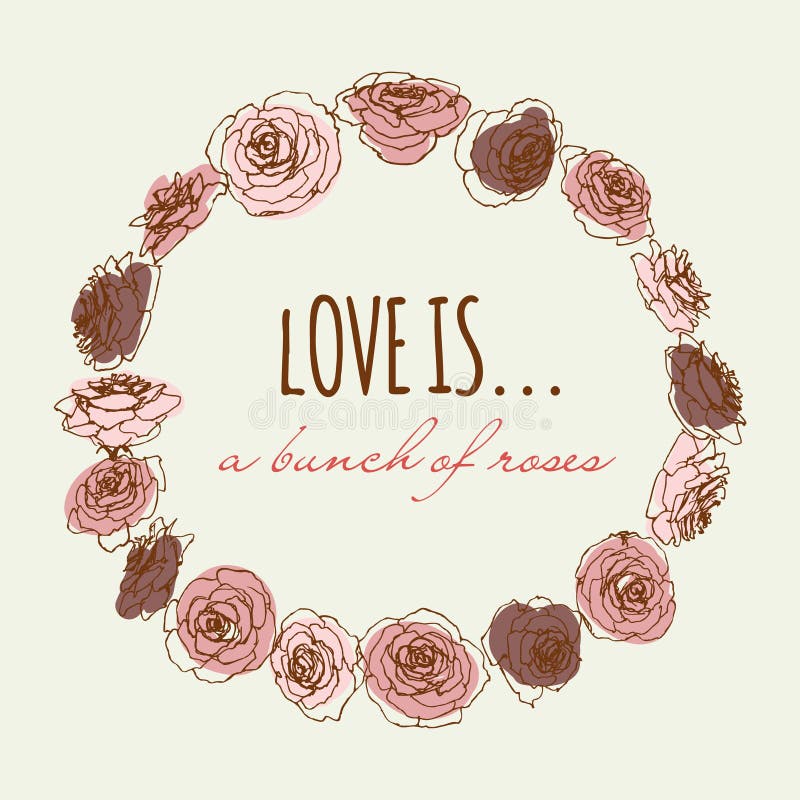 Frame Made Roses Stock Illustrations – 1,569 Frame Made Roses Stock ...
