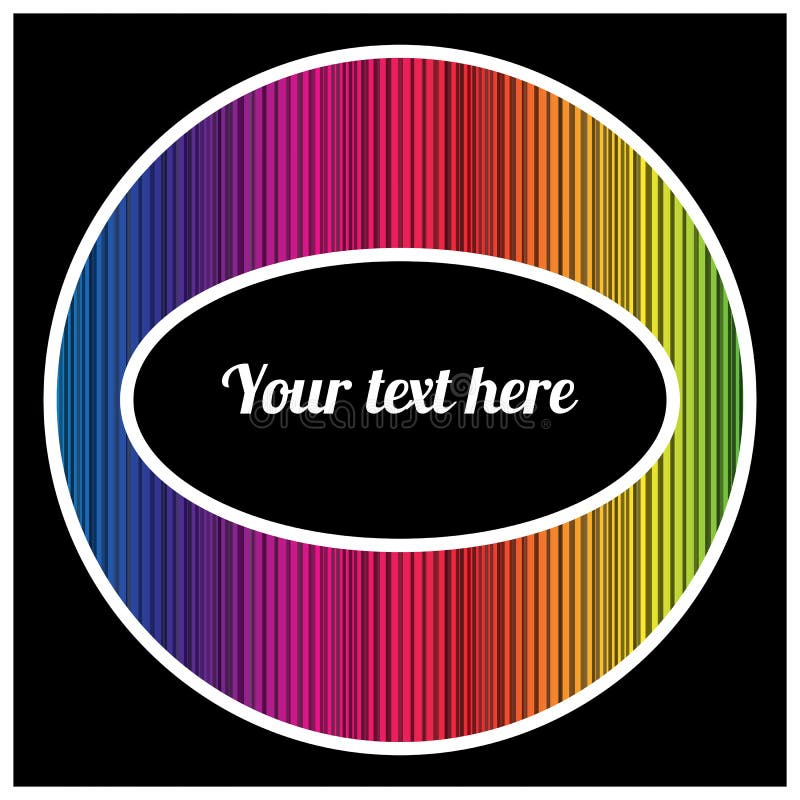 Round frame stock illustration. Illustration of object - 31691112