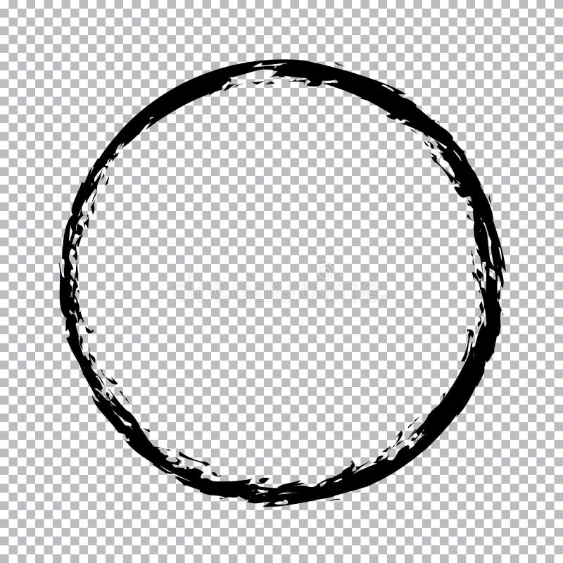 Round Frame on Transparent Background Stock Vector - Illustration of ...