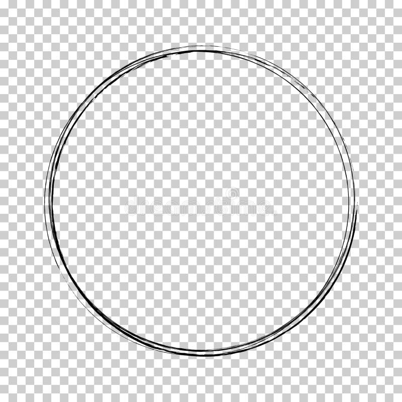 Round Frame on Transparent Background Stock Vector - Illustration of ...
