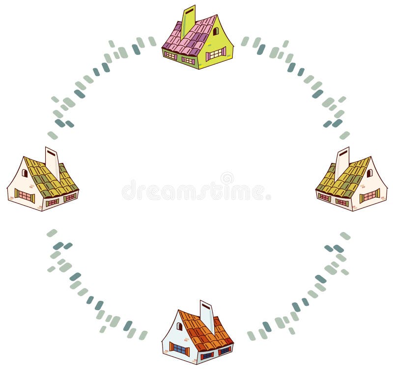 Round frame stock vector. Illustration of design, urban - 42213916