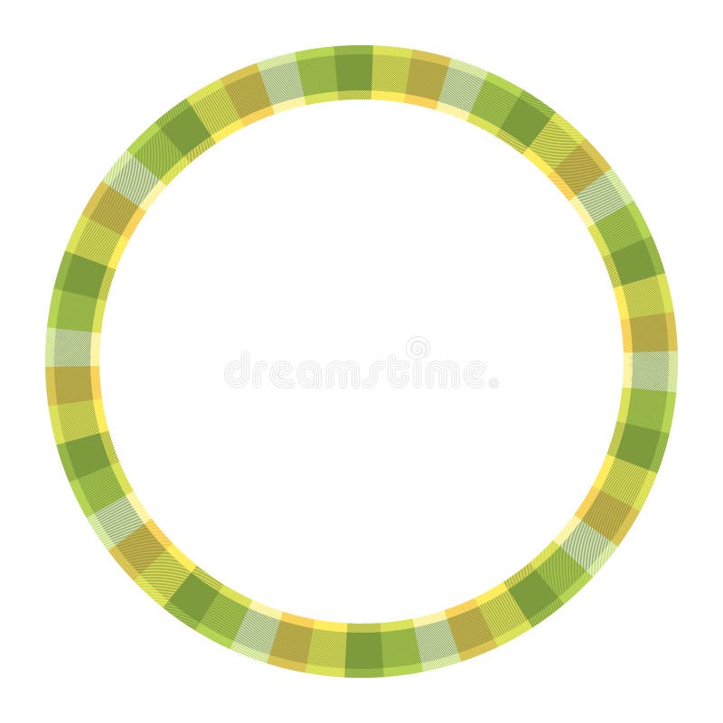 Round Frame Vector Vintage Pattern Design Template. Circle Border ...