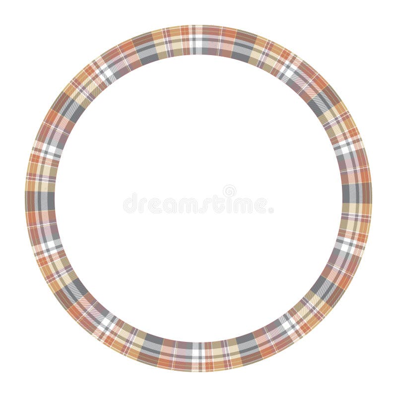 Round Frame Vector Vintage Pattern Design Template. Circle Border ...