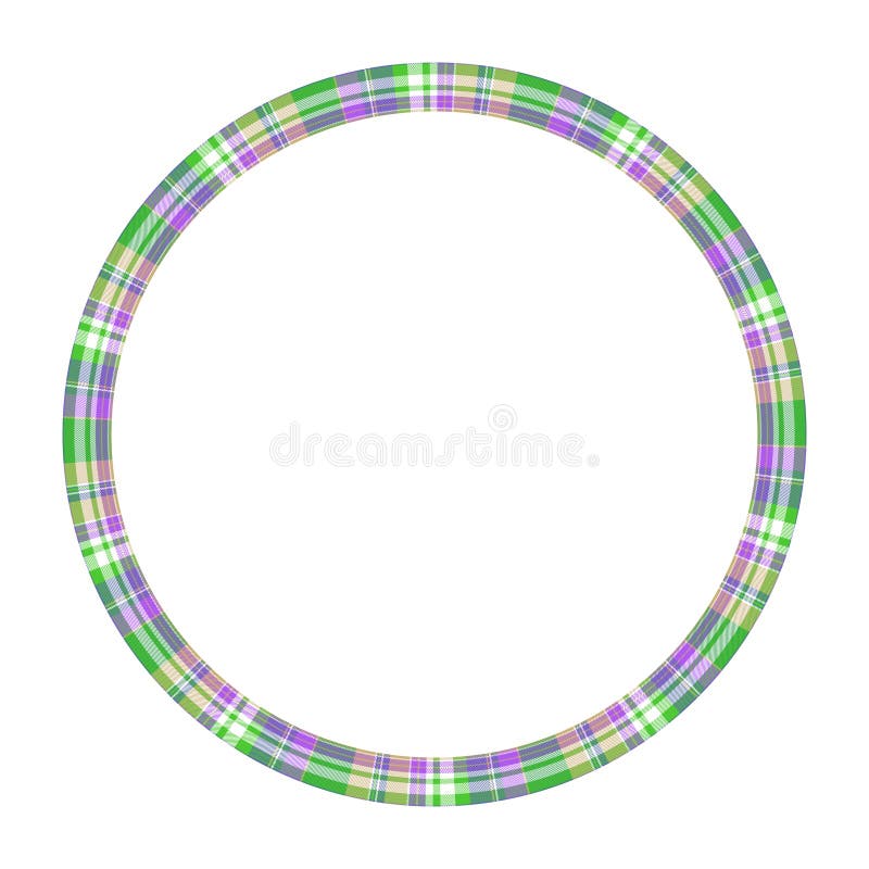 Round Frame Vector Vintage Pattern Design Template. Circle Border ...