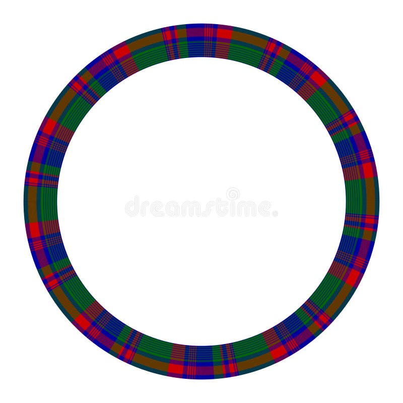 Round Frame Vector Vintage Pattern Design Template. Circle Border ...