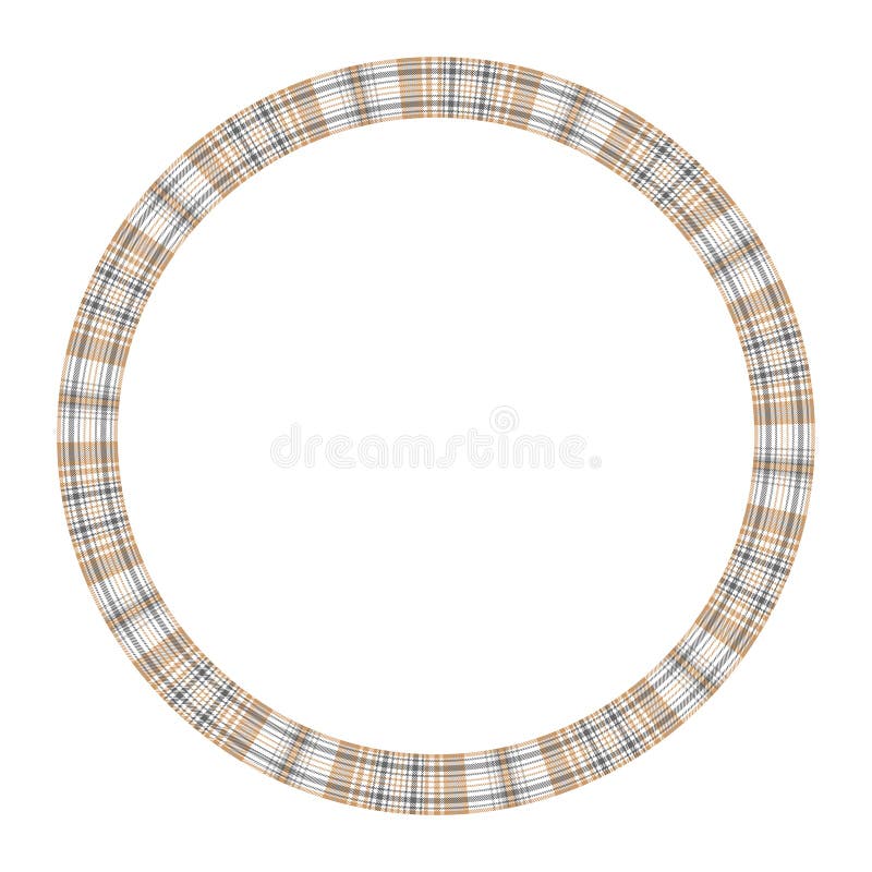 Round Frame Vector Vintage Pattern Design Template. Circle Border ...