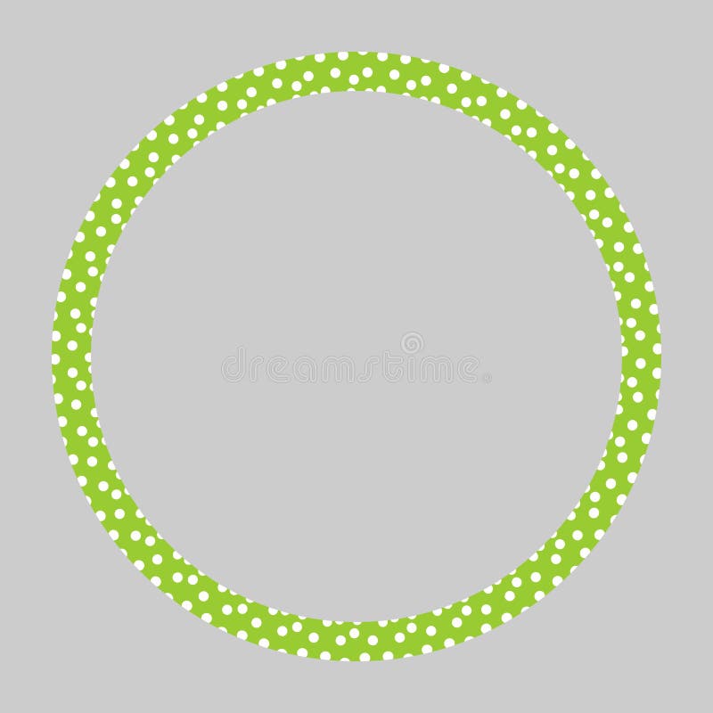 Round Frame Vector Vintage Pattern Design Template. Circle Border ...