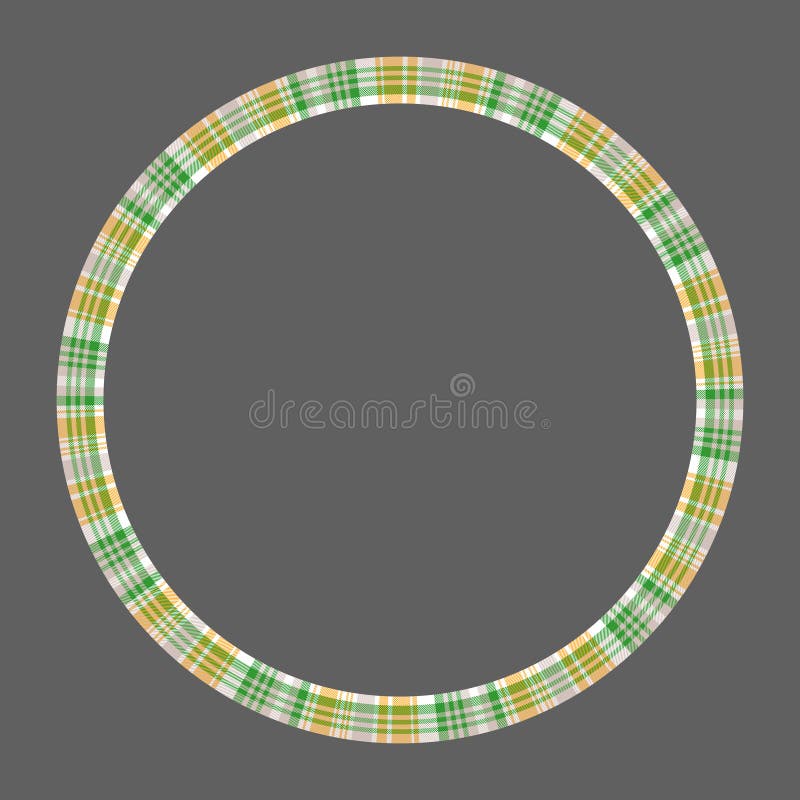 Round Frame Vector Vintage Pattern Design Template. Circle Border ...