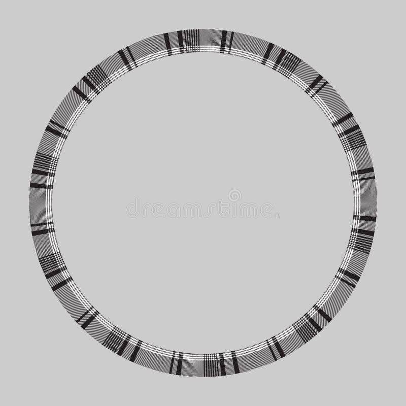 Round Frame Vector Vintage Pattern Design Template. Circle Border ...