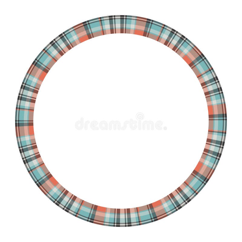 Round Frame Vector Vintage Pattern Design Template. Circle Border ...