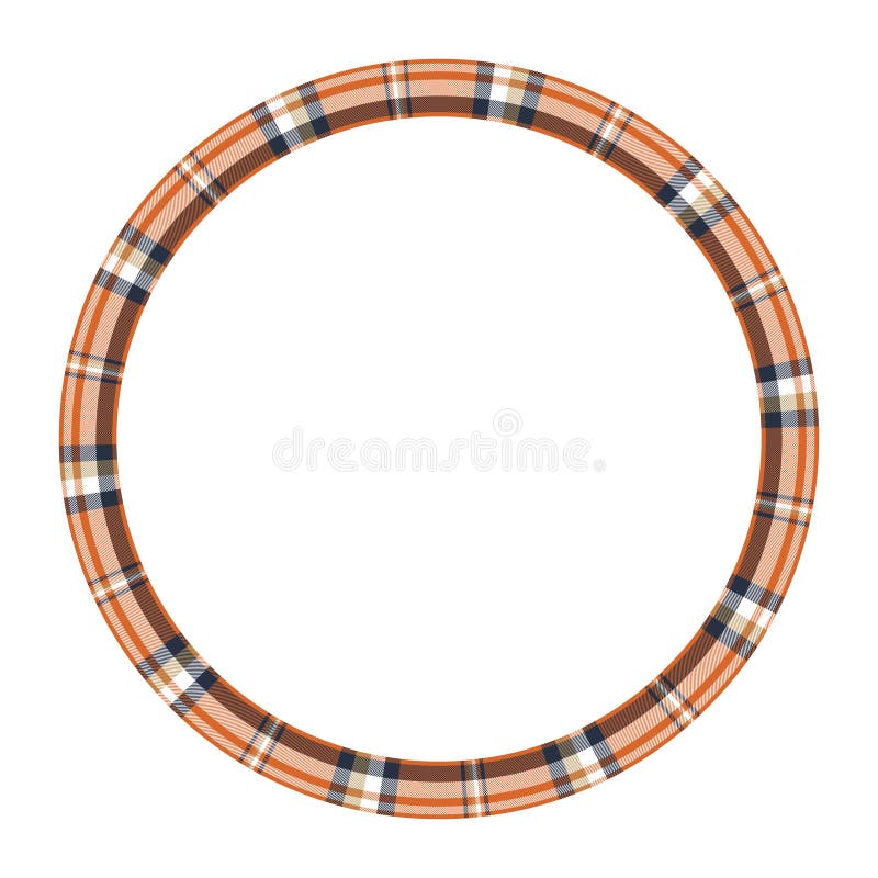 Round Frame Vector Vintage Pattern Design Template. Circle Border ...
