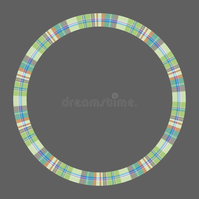 Round Frame Vector Vintage Pattern Design Template. Circle Border ...