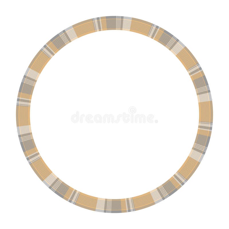 Round Frame Vector Vintage Pattern Design Template. Circle Border ...