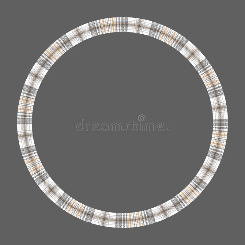 Round Frame Vector Vintage Pattern Design Template. Circle Border ...