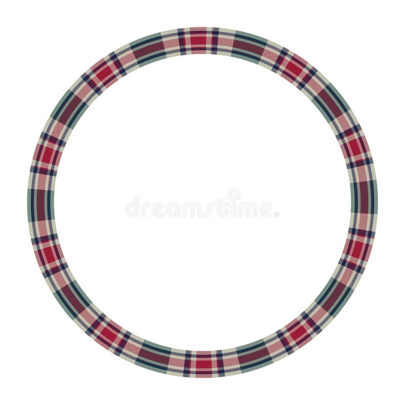 Round Frame Vector Vintage Pattern Design Template. Circle Border ...