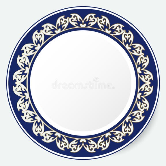Round Frame, Workpiece for Your Design Stock Vector - Illustration of ...