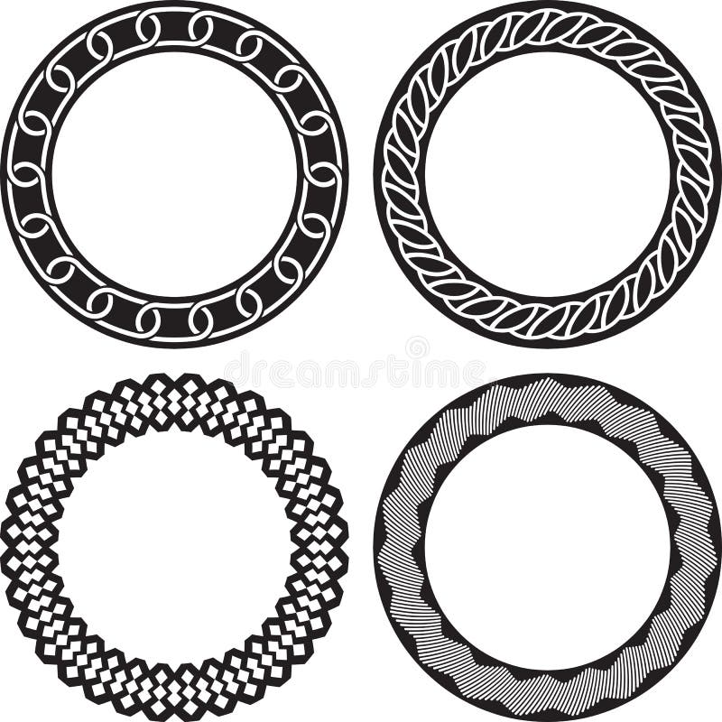 Round frames stock vector. Illustration of frame, abstract - 171669175