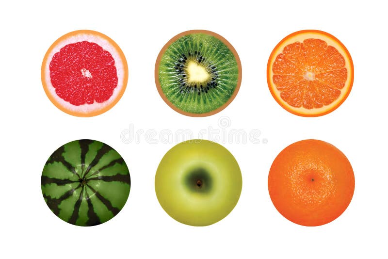 Round fruits stock image. Image of citrus, copy, fresh - 44678427