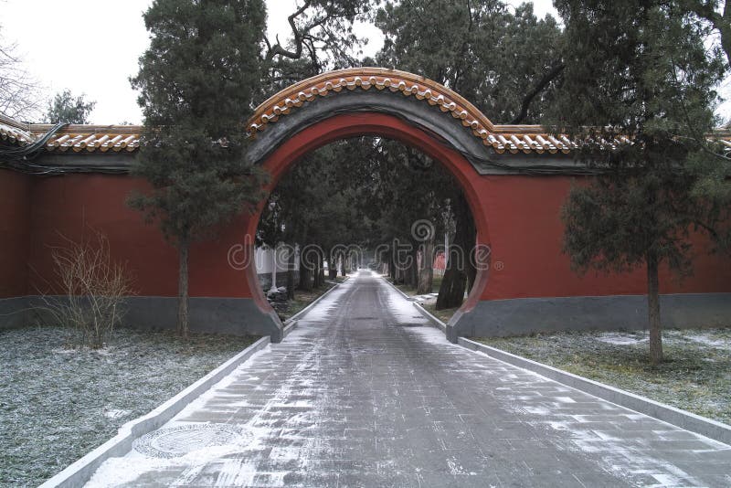 Round gate stock image. Image of culture, gate, round - 52593823