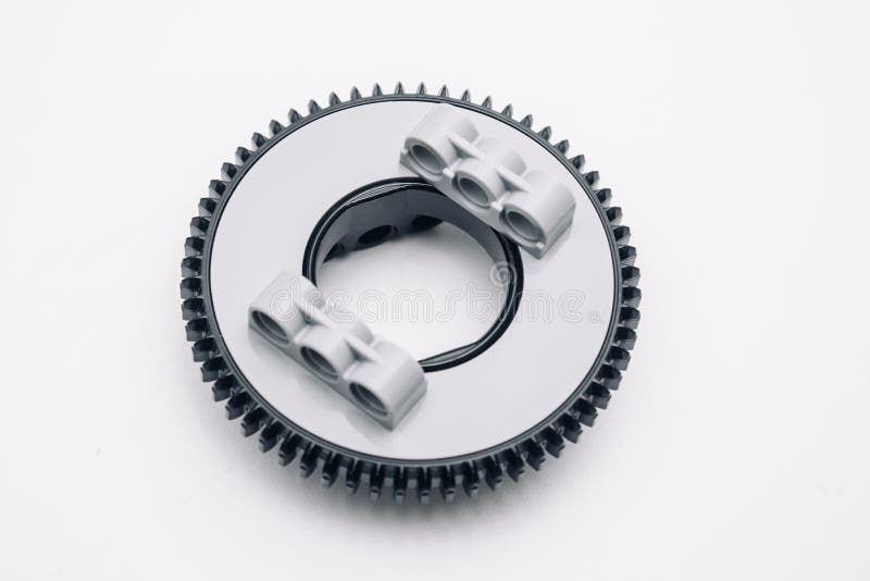 Round Gear with Teeth, Part for Assembly Stock Image - Image of element ...