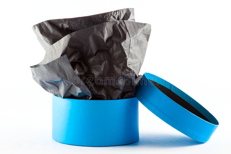 Gift box and tissue stock image. Image of open, present - 61620771