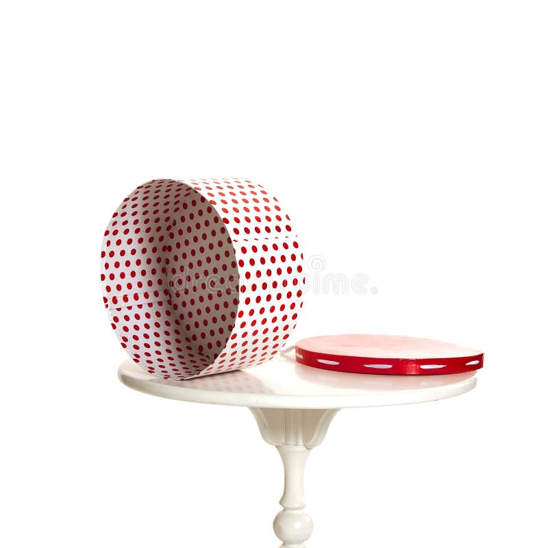 Round Gift Box stock image. Image of object, cake, giving - 137730461