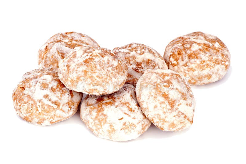Round gingerbread. stock photo. Image of cate, gritted - 38869804