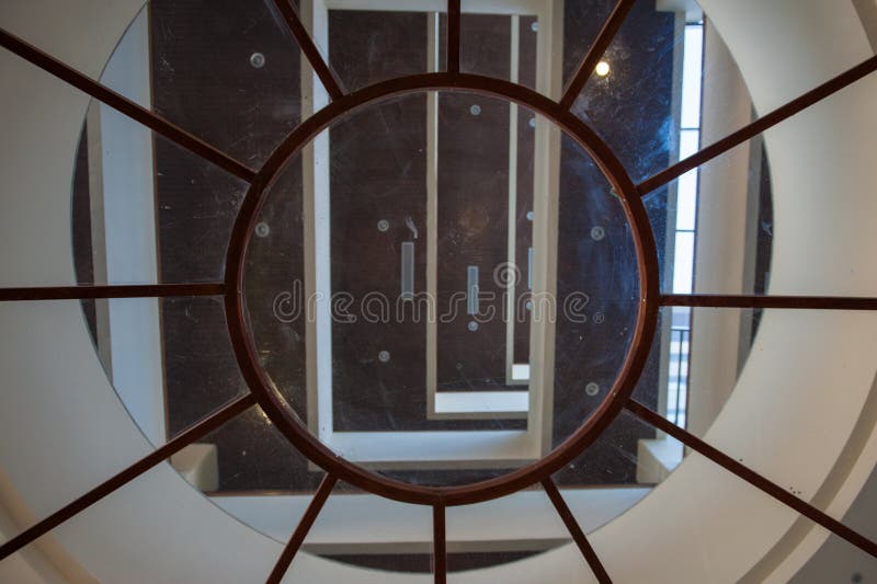 Round Glass Ceiling Inside the Building in the Resort Stock Photo ...