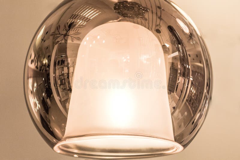 Round Glass LED Ceiling-mounted Chandelier with a Decorative Element in ...