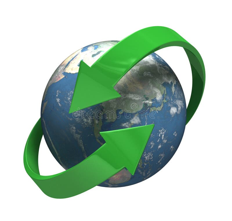 Arrows Around World Globe Stock Illustrations – 603 Arrows Around World ...