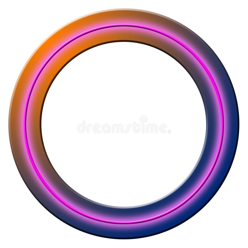 Round Glowing Border Picture. Image: 3161849